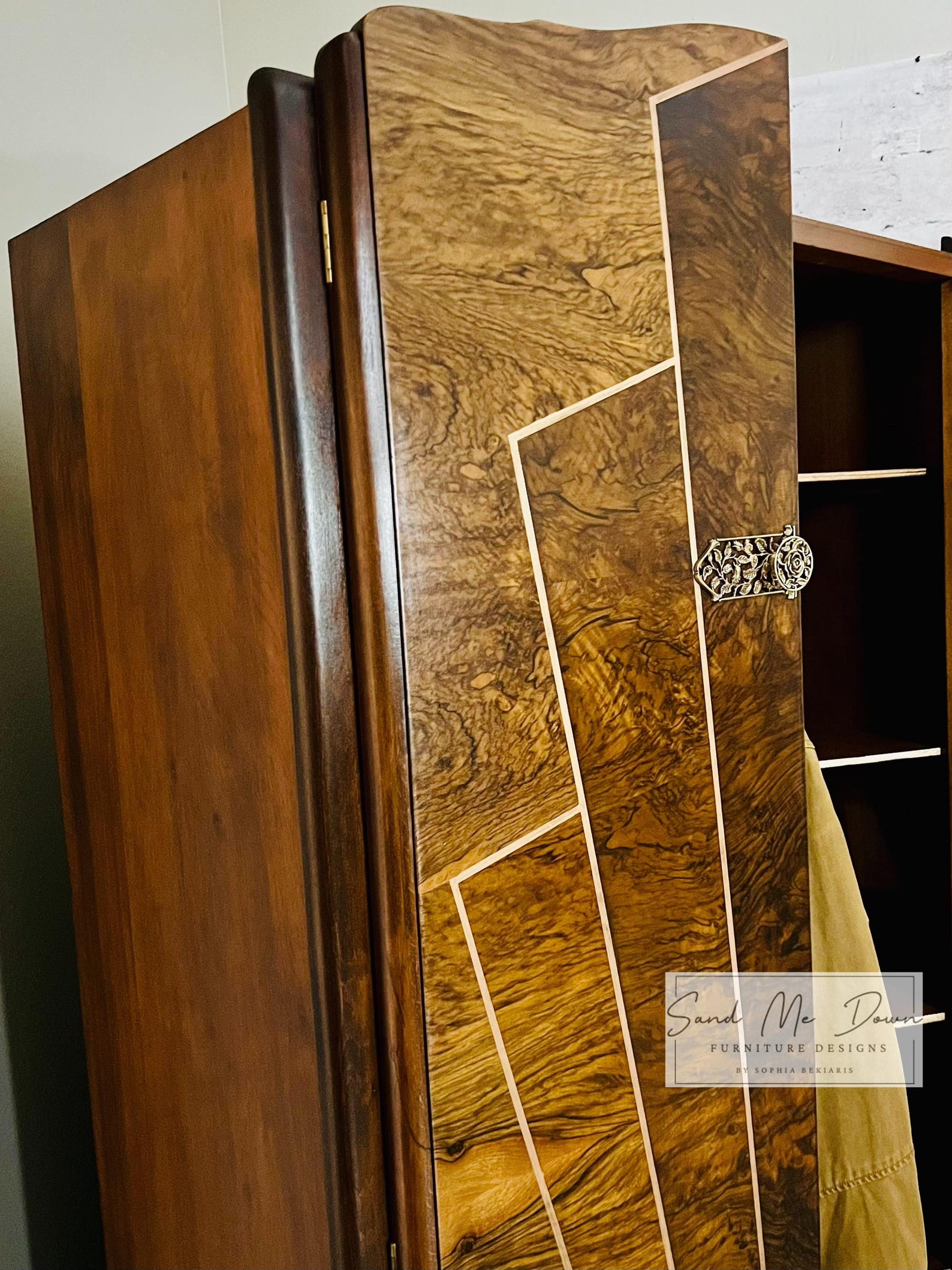 Sold-art Deco Wardrobe (redesigned) - Etsy