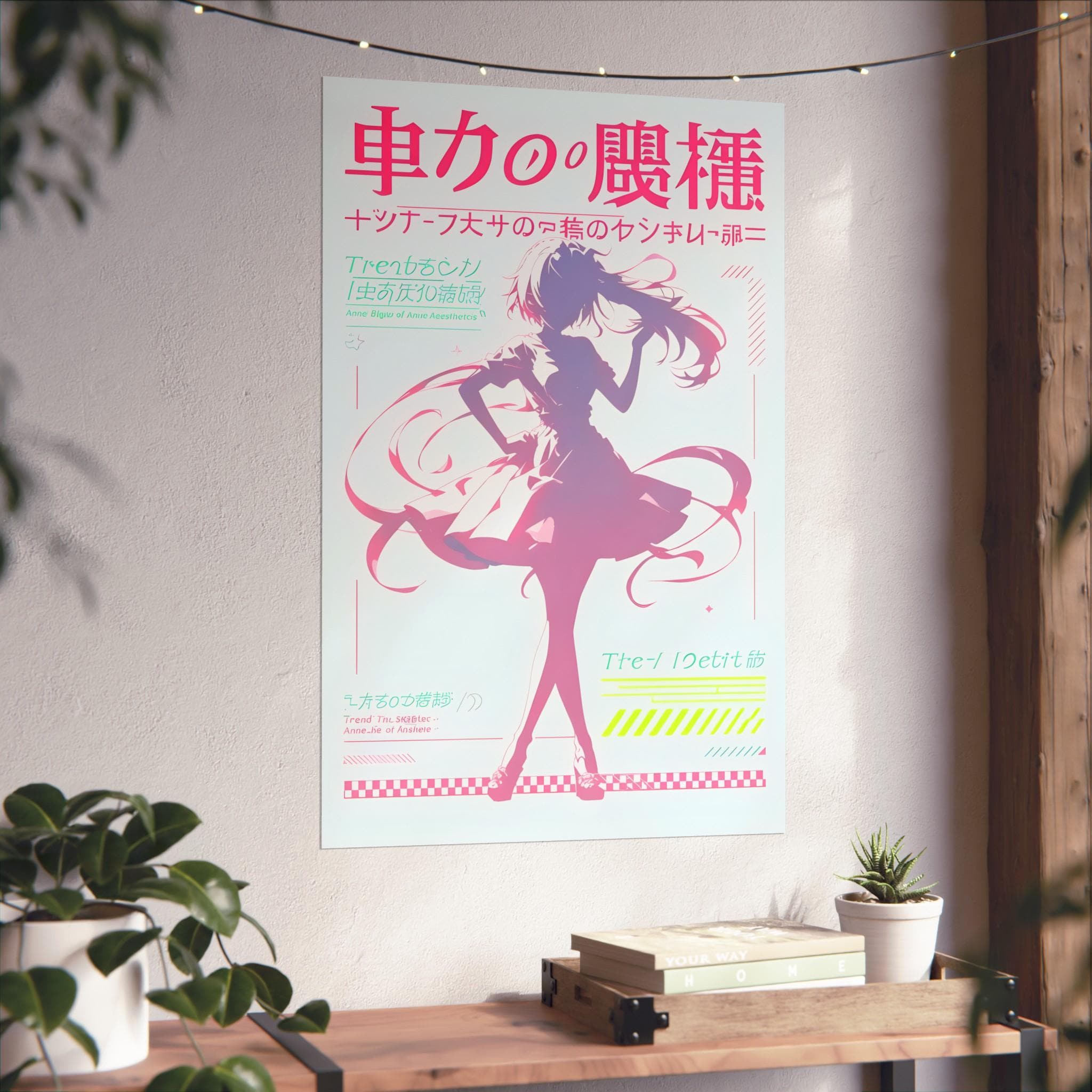 Anime Cute Poster, Magazine Style Wall Art, Kawaii Japanese Print, Dorm ...