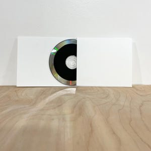 CD Sleeves - New Design - 3 Panel, Inner Pocket - Bright White Paper ...
