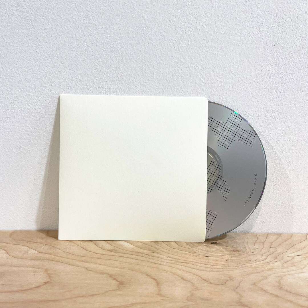 CD Inner Paper Sleeve - Assembled - Soft White Paper - Music Packaging ...