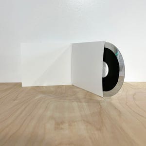 CD Sleeves - New Design - 3 Panel, Inner Pocket - Bright White Paper ...