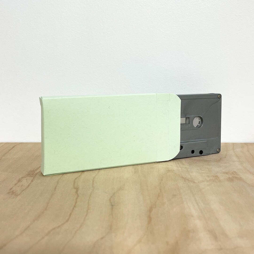 Cassette Boxes - Green Kraft Paper - Both Sides Closed - Cassette ...