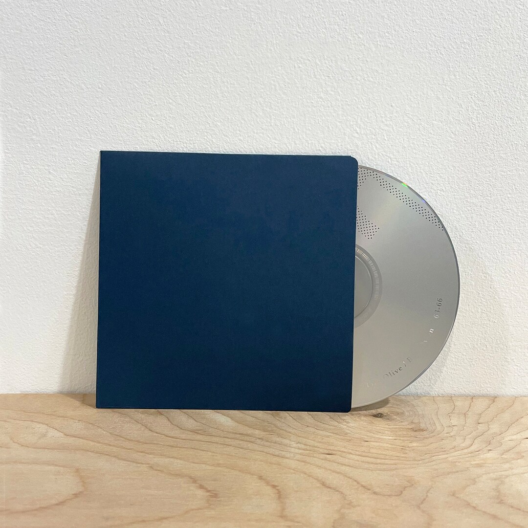 CD Inner Paper Sleeve - Midnight Blue Paper - 20 Available - Assembled ...