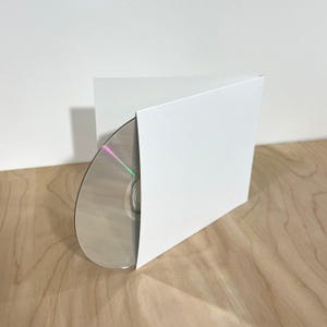 CD Sleeves - New Design - 3 Panel, Inner Pocket - Bright White Paper ...