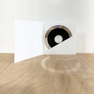 CD Sleeves - White Paper - Assembled - Last 10 Available, 80# Cover - 4 ...