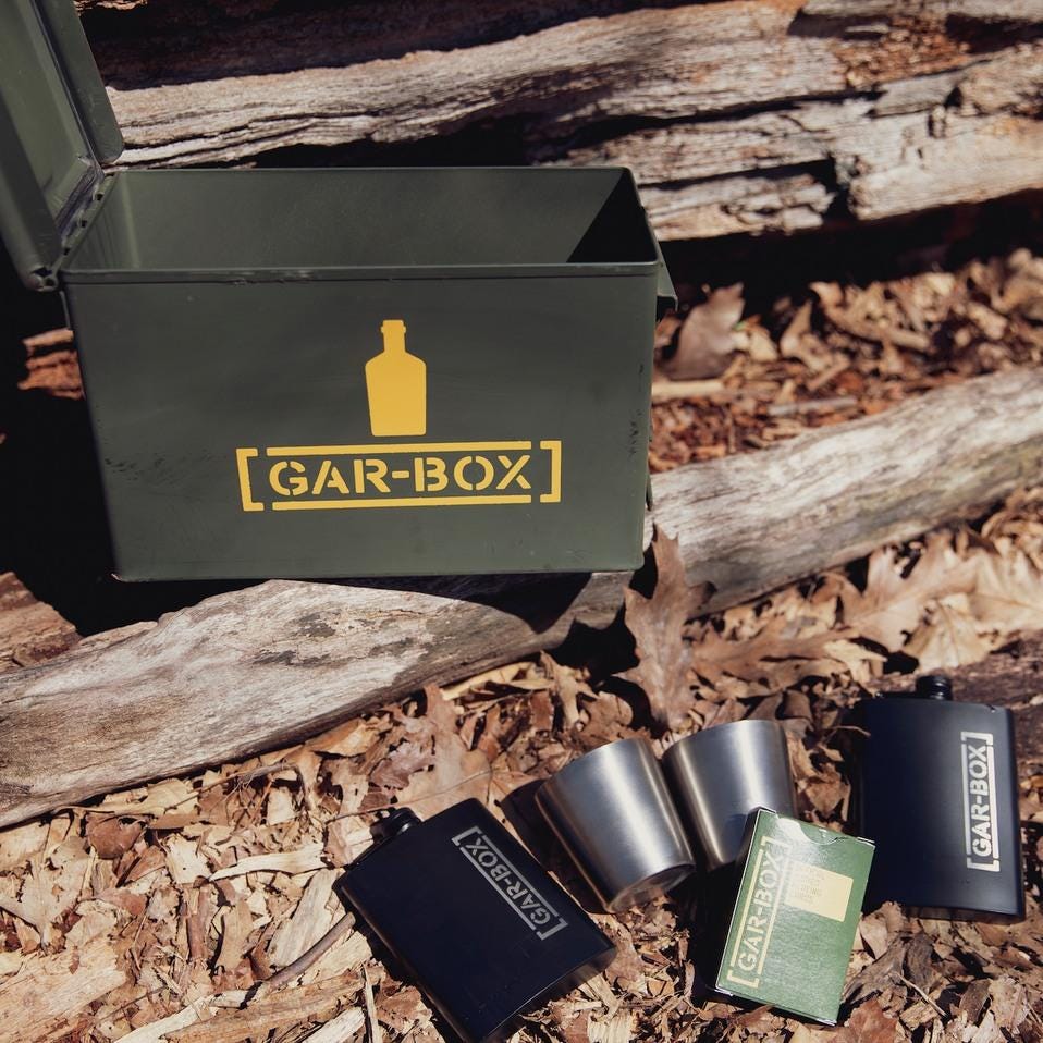 Gar-box Military Ammo Can Whiskey Set | Unique Gift for Men | Handmade ...