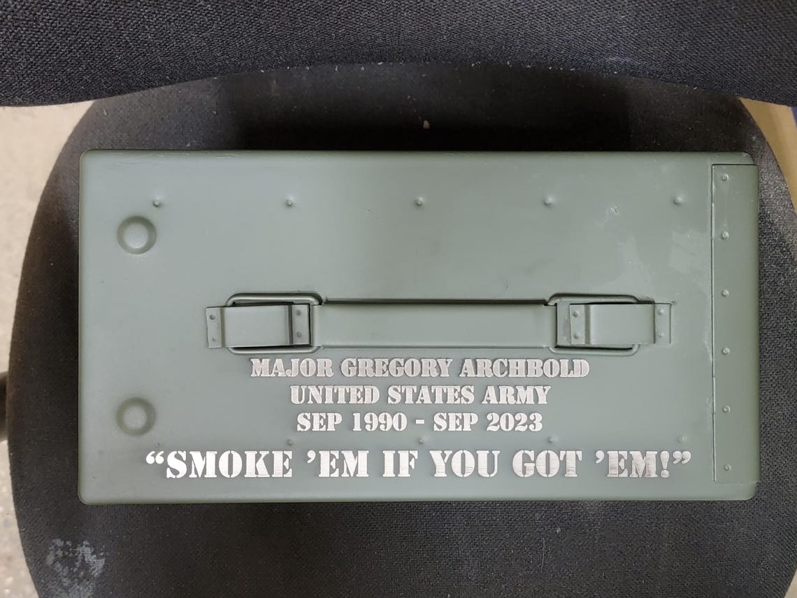 Gar-box Military Ammo Can Whiskey Set | Unique Gift for Men | Handmade ...