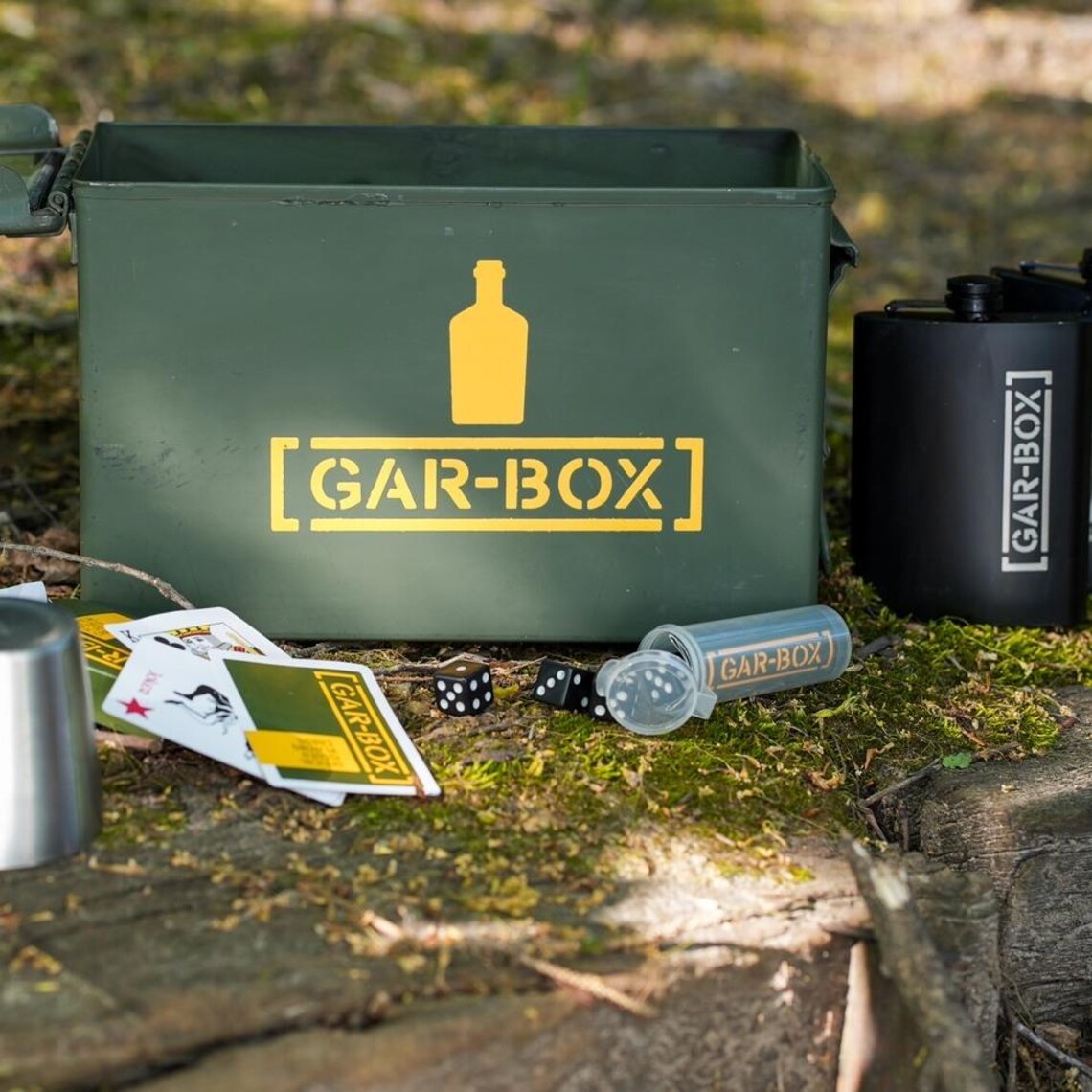 Gar-box Military Ammo Can Whiskey Set | Unique Gift for Men | Handmade ...