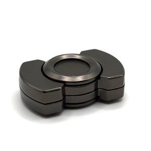 3 in 1 Fidget Spinner/slider Combo With Click Button - Stainless Steel ...