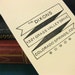 Custom Address Stamp: Modern Ribbon Banner, Housewarming Gift - Etsy