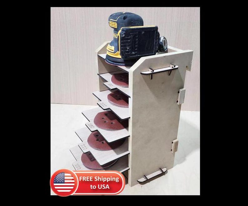 Sandpaper Storage - Shop Tools - Garage Storage - French Cleat Wall - Etsy