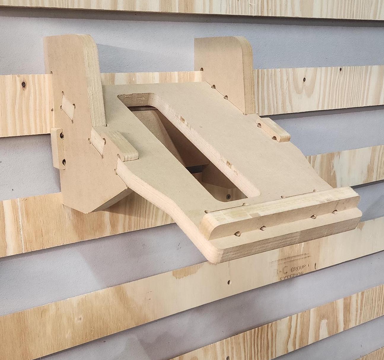 French Cleat Saw Holder: MDF Shop Tool Storage - Etsy