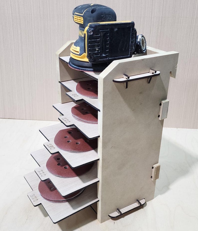 Sandpaper Storage - Shop Tools - Garage Storage - French Cleat Wall - Etsy