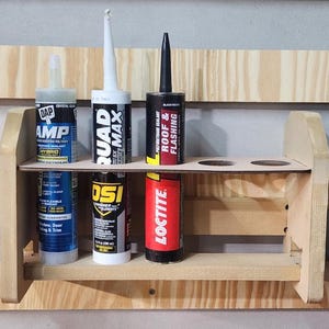 Caulking Tube Holder - Shop Tools - Shop Storage - French Cleat - Etsy