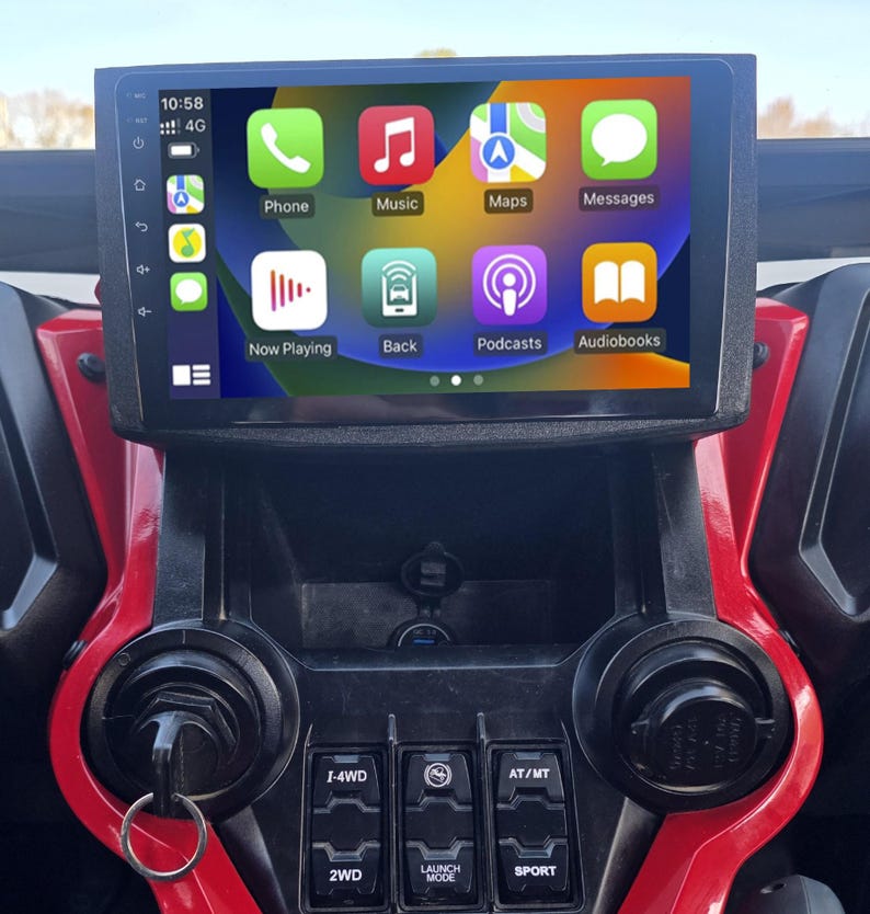 2022–2025 Honda Talon Android Radio Kit – 9” Head Unit, Backup Camera ...