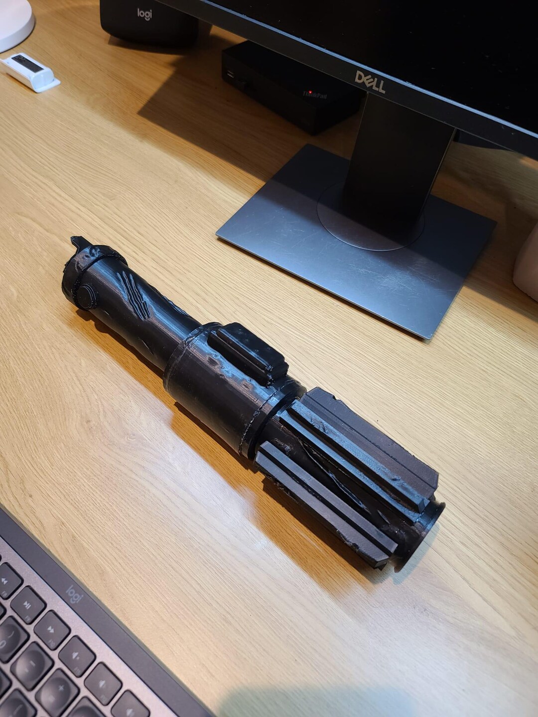 Custom 3D Printed Battle-damaged Darth Vader Full-size Lightsaber ...