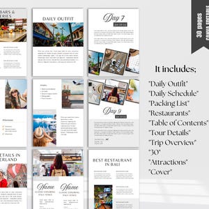 Switzerland Travel Planner | Adventure Time | Travel Planner Template ...