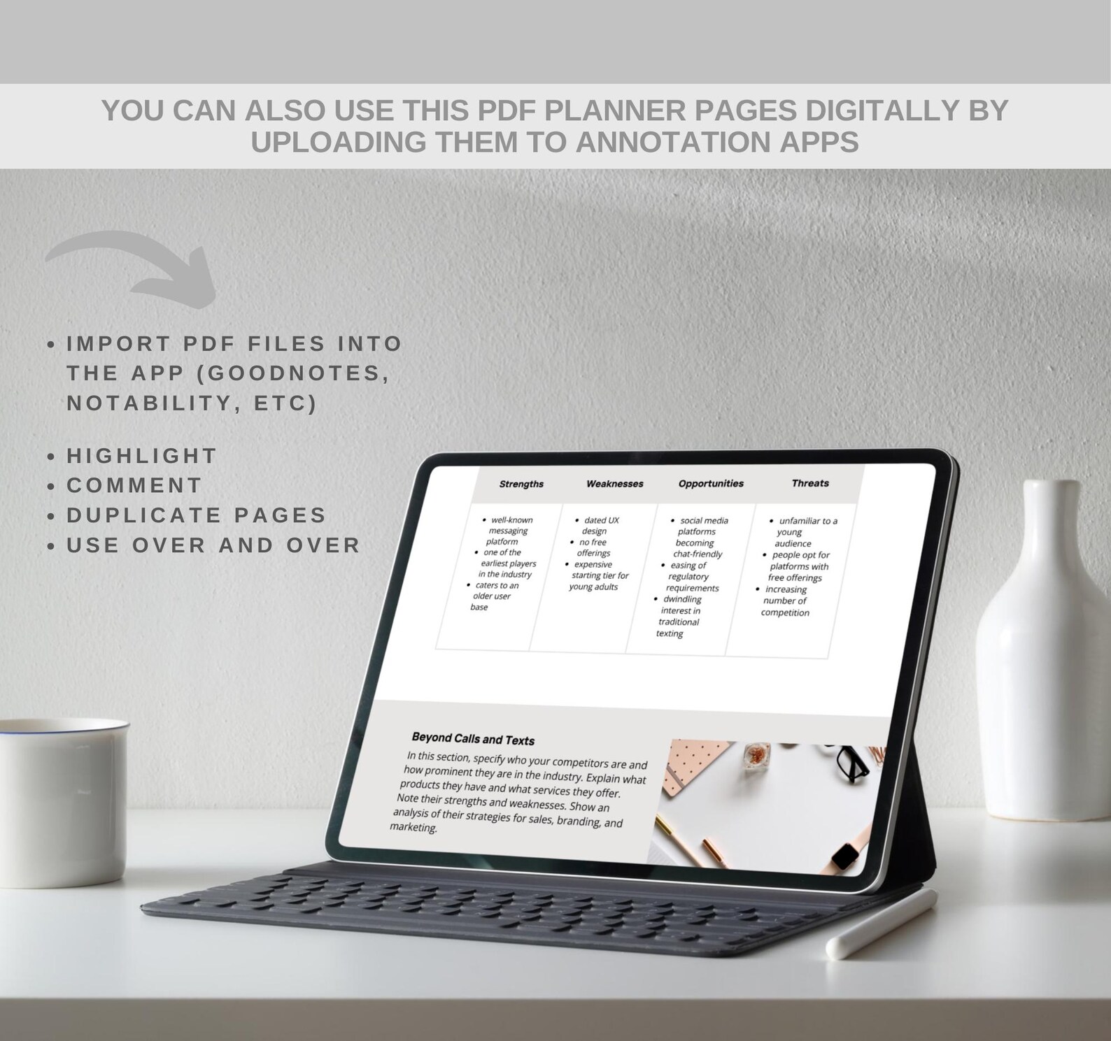 Ebook Business Plan Template | Editable Digital Business Plan Guide ...