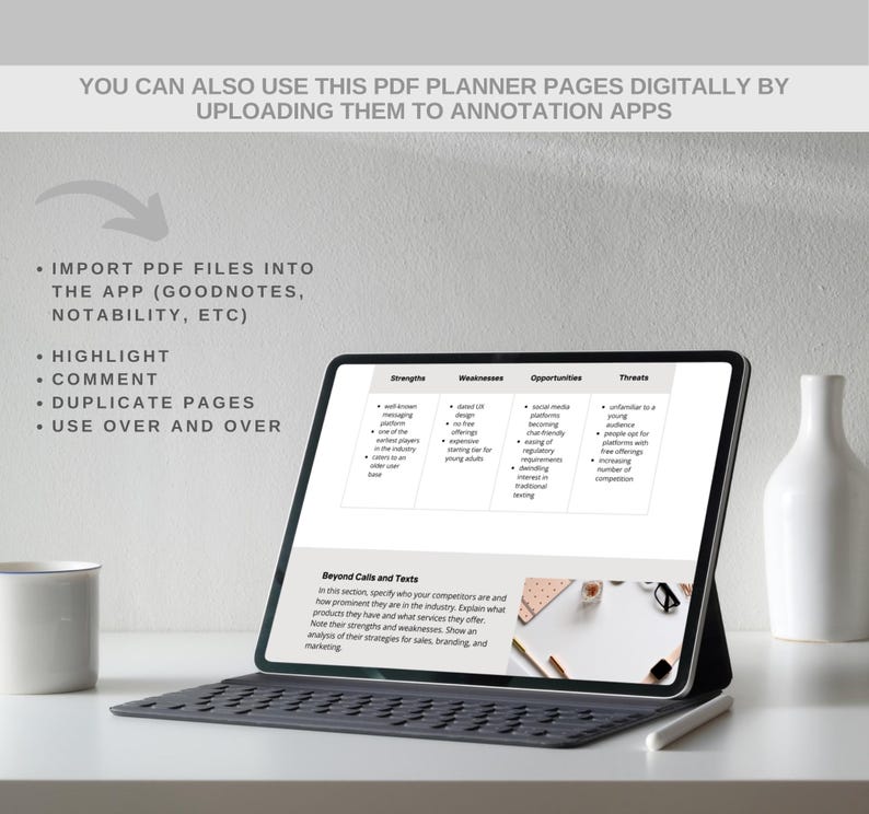 Ebook Business Plan Template | Editable Digital Business Plan Guide ...
