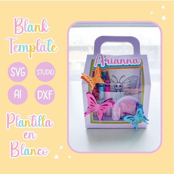 Activity Box Template - Etsy