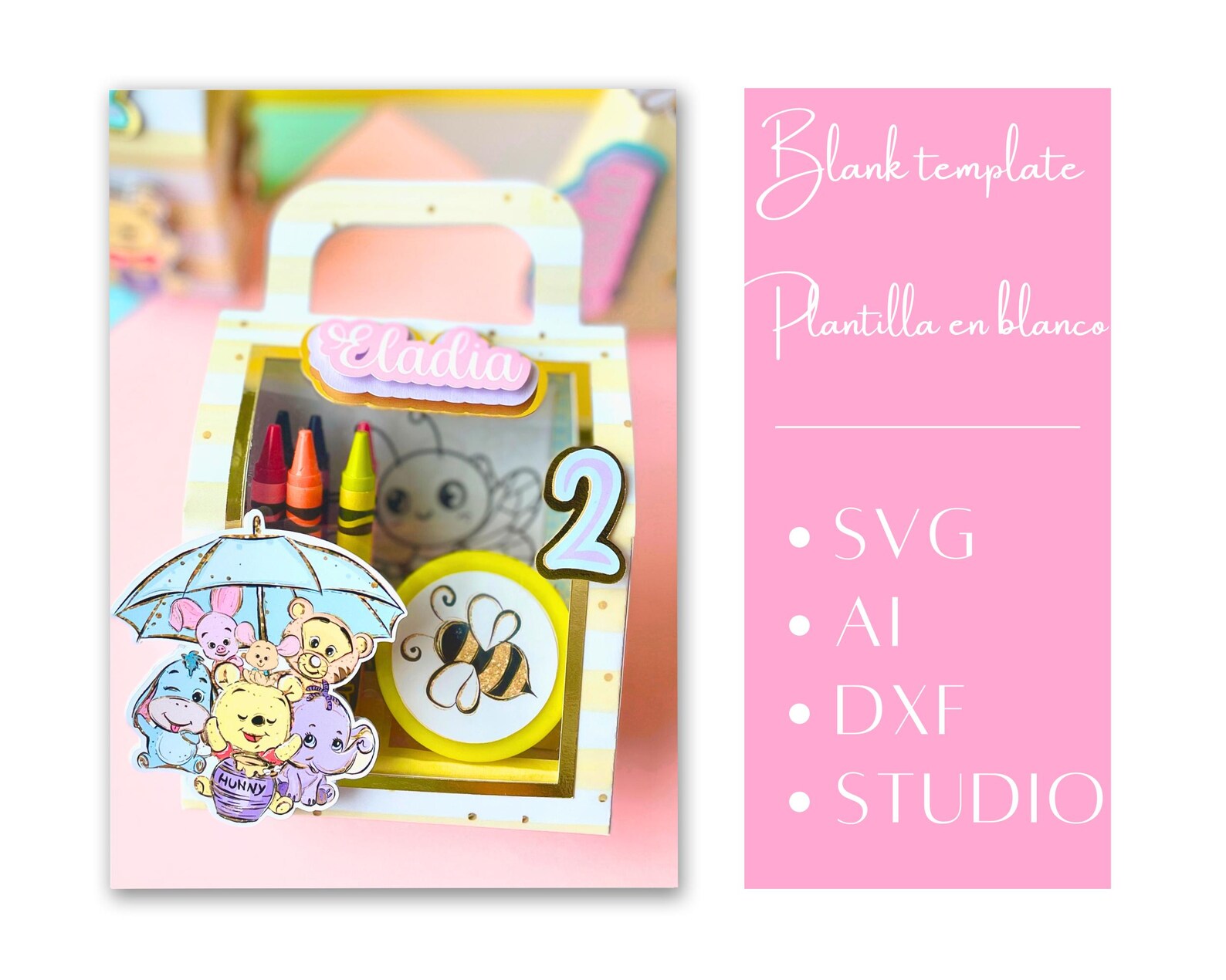 Printable Kids Activity Box Template, Editable DIY Party Favors and ...