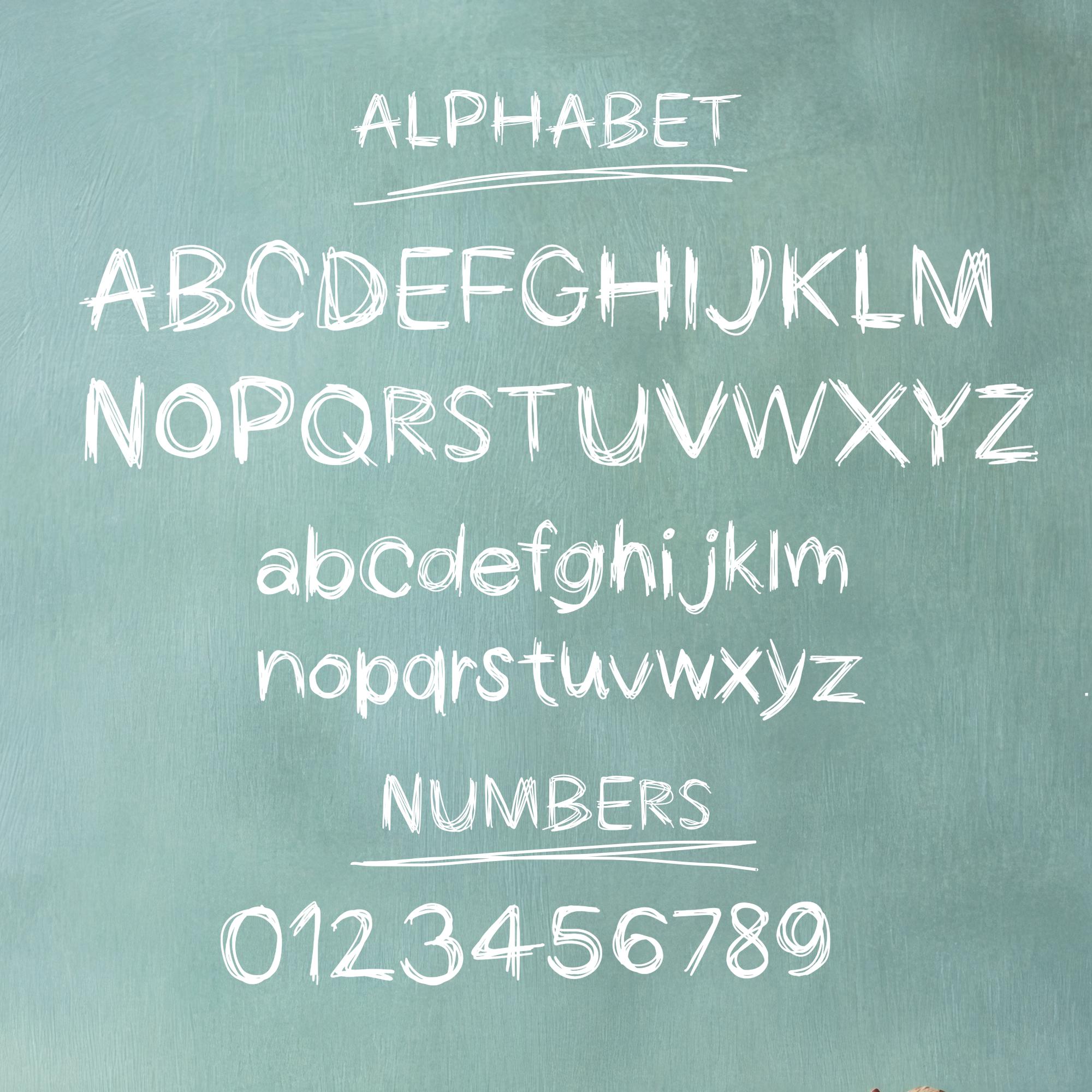 Little Messy Handwritten Font , Hand Writing ,cute Font,font for ...