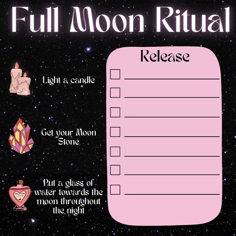Mystical Moon Rituals: A Guide to Full Moon Magic - Etsy