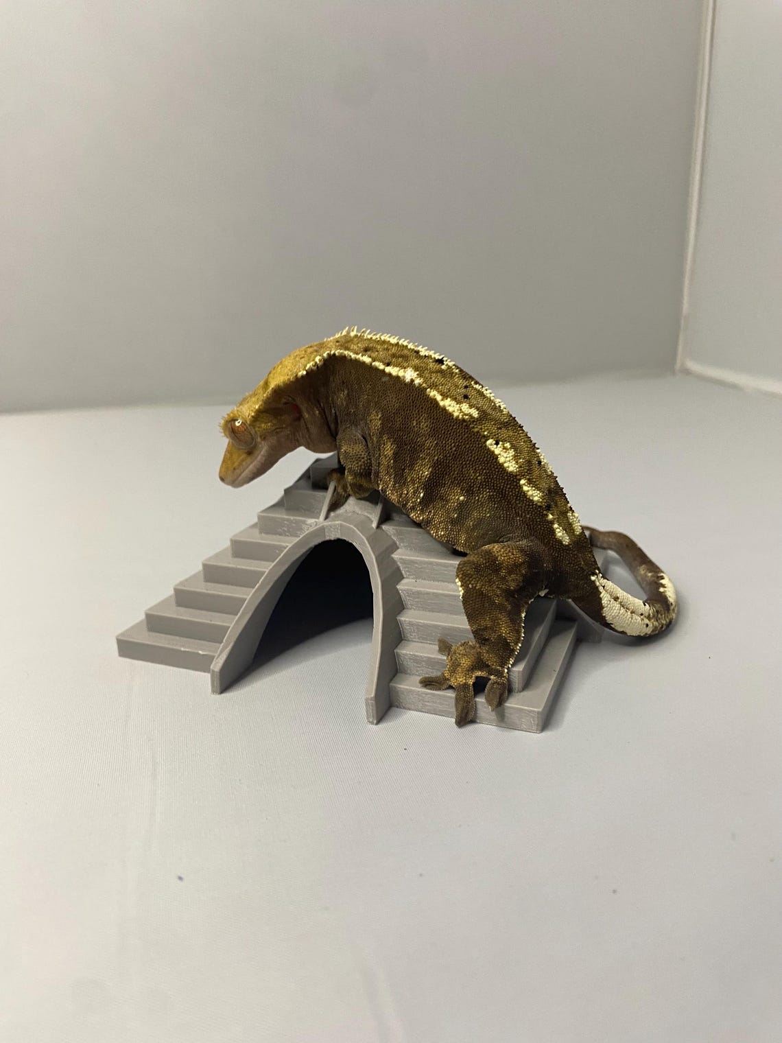 Reptile Terrarium Hide — Mayan Pyramid Cave for Geckos, Snakes & Exotic ...
