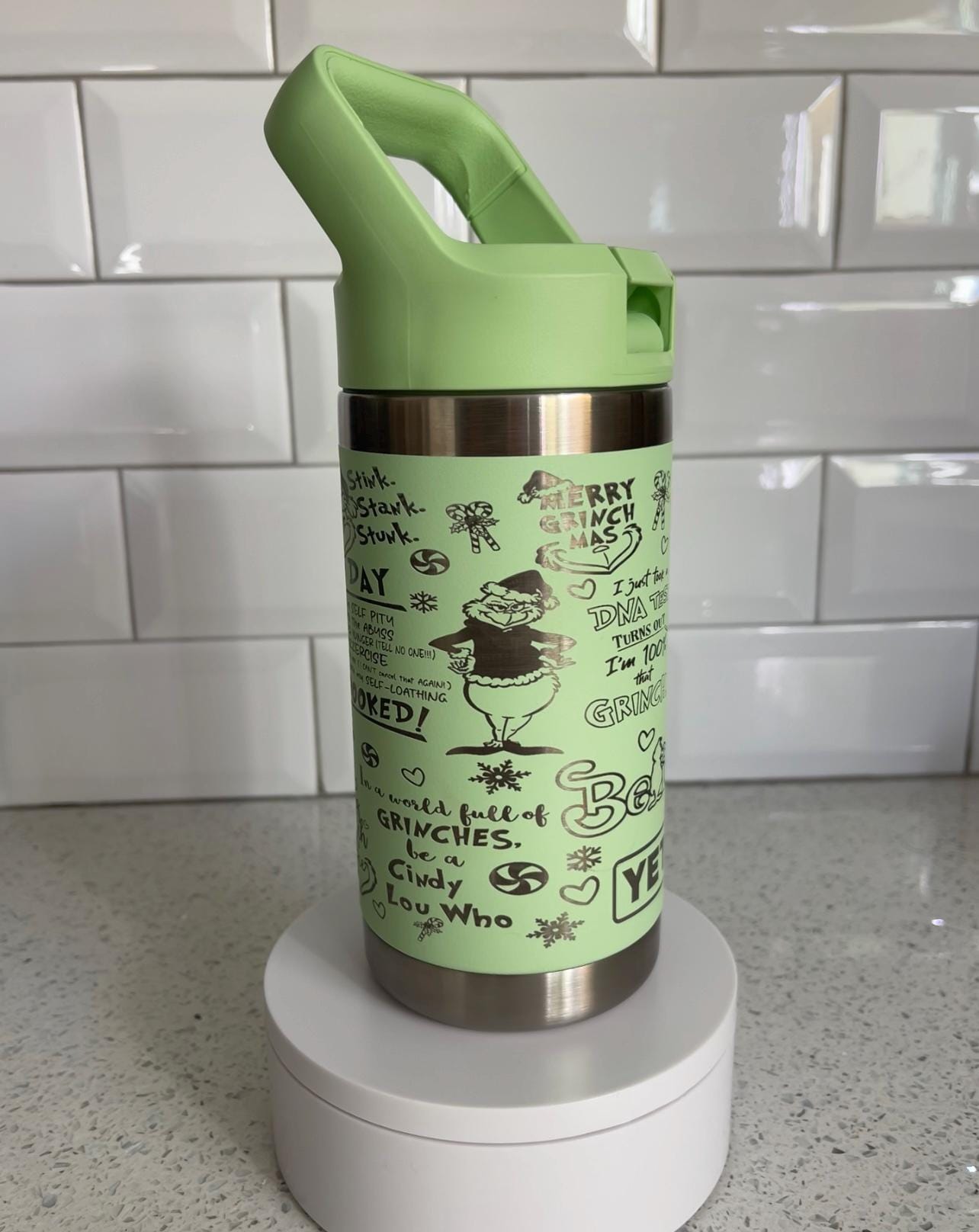 Yeti 12oz Junior Rambler 'the Grinch' - Etsy
