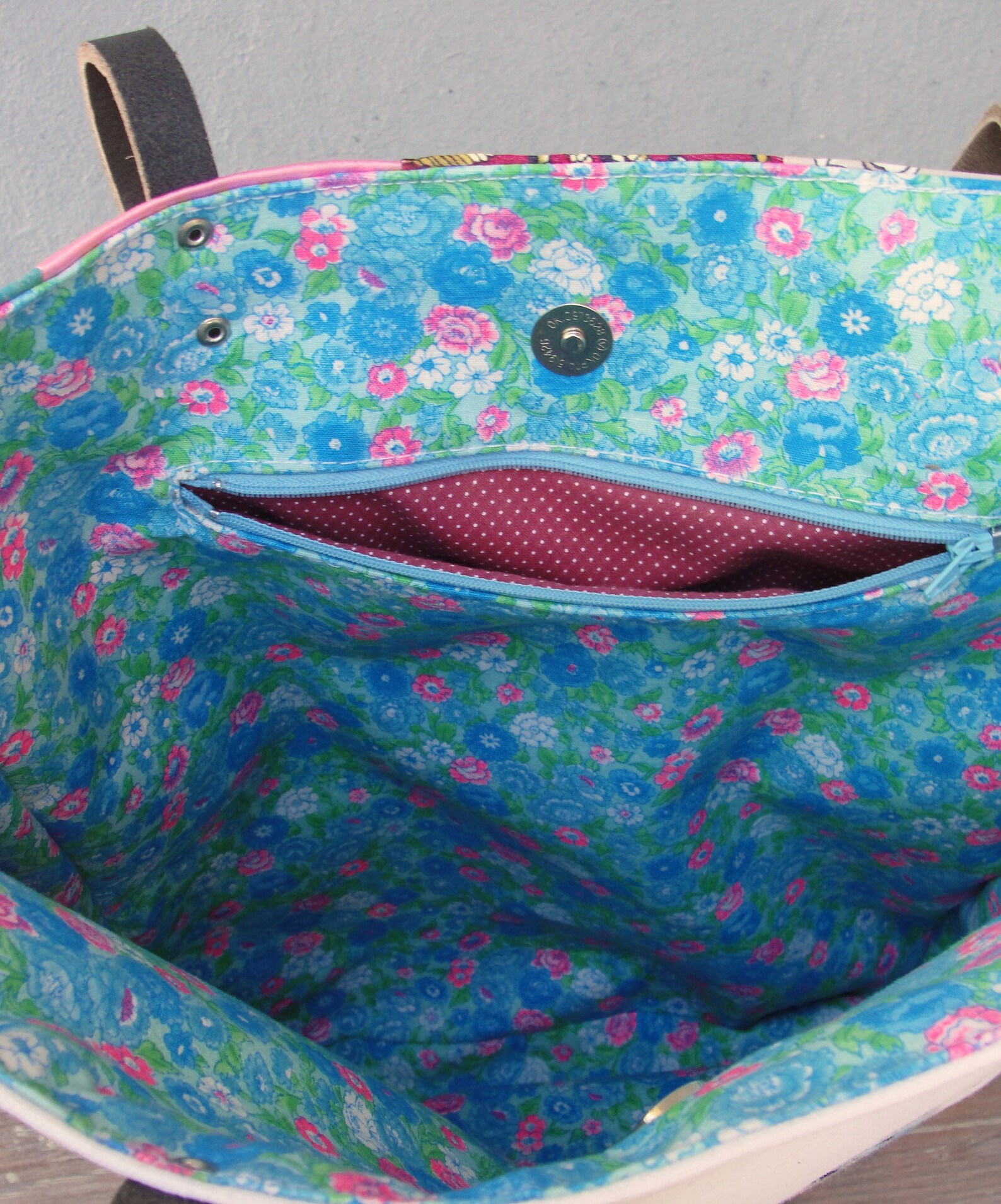 Embroidered Bird Tote Leather Buddy Birds Tote Colorful Bohemian Bag ...