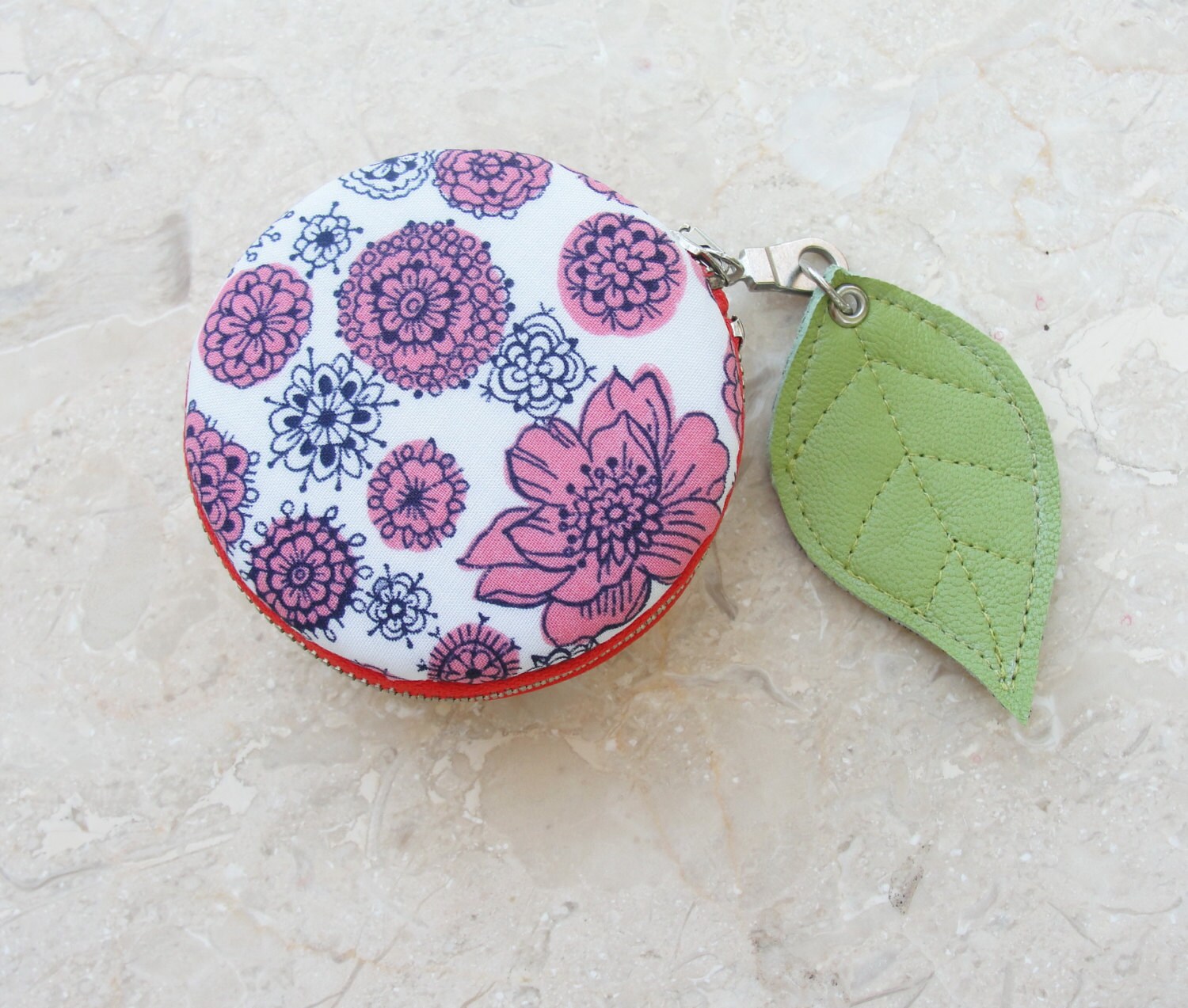 Macaron Coin Purse Wallet Vintage Embroidery and Fabric - Etsy