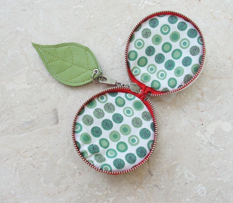 Macaron Coin Purse Wallet - Vintage Embroidery and Fabric - Etsy