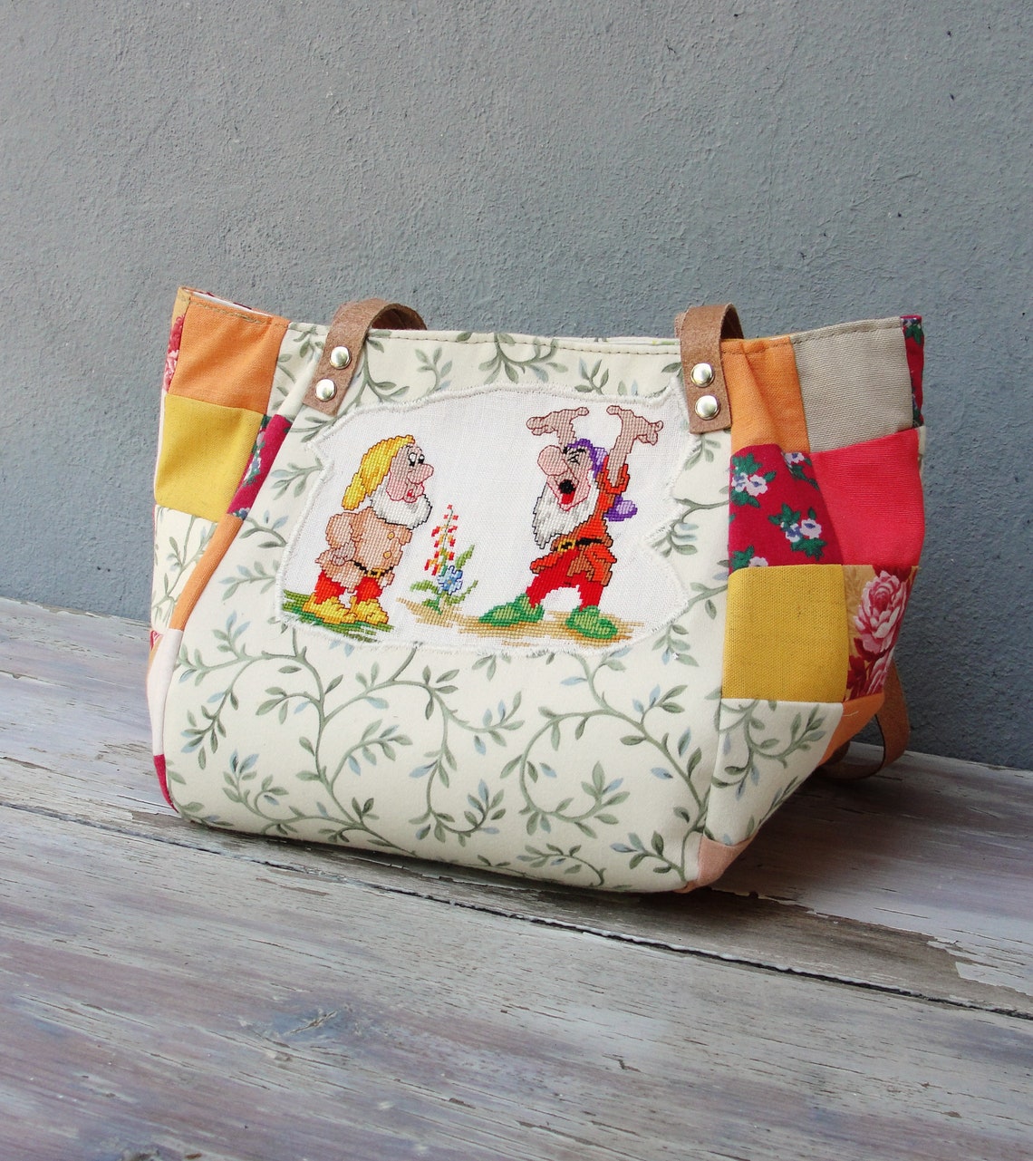 Fairy Tale Bag Snow White and the Seven Dwarfs Vintage - Etsy
