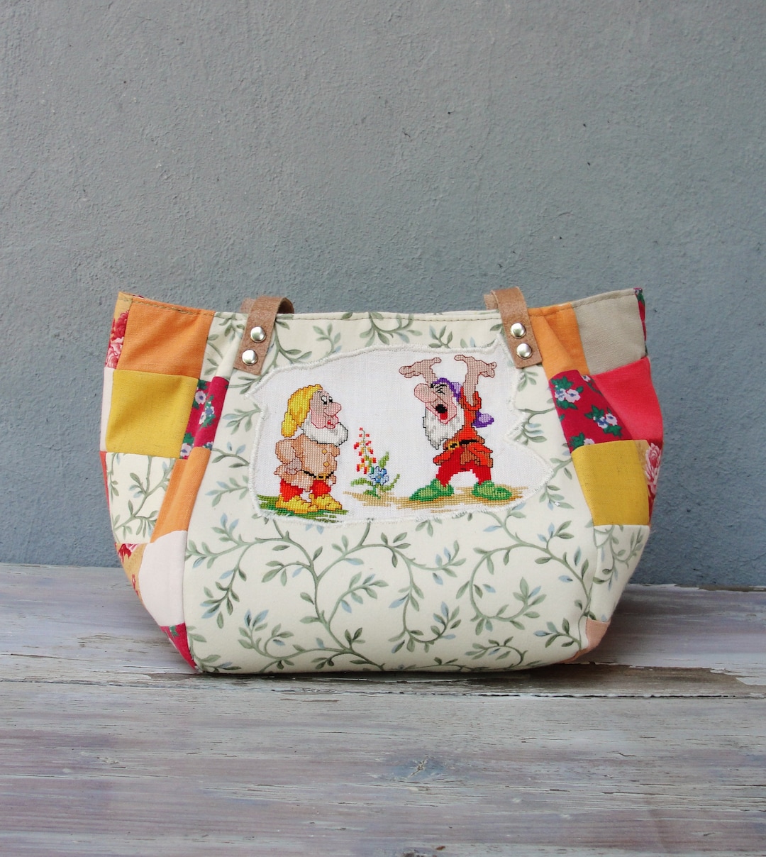 Fairy Tale Bag Snow White and the Seven Dwarfs Vintage - Etsy