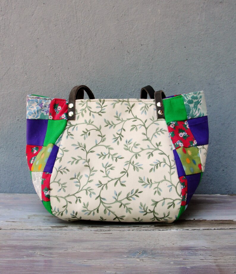 Fairy Tale Bag Snow White and the Seven Dwarfs Vintage Embroidery, Red ...