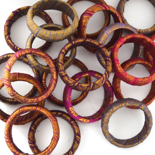Sari Silk Bracelets - Etsy