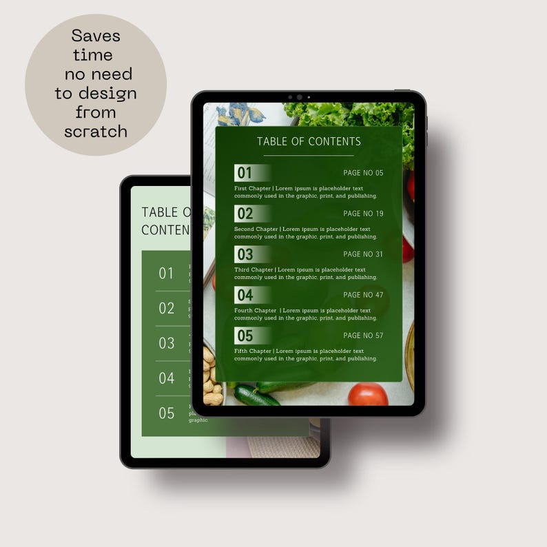 Nutrition Ebook Lead Magnet Template Canva Editable Health & Wellness ...