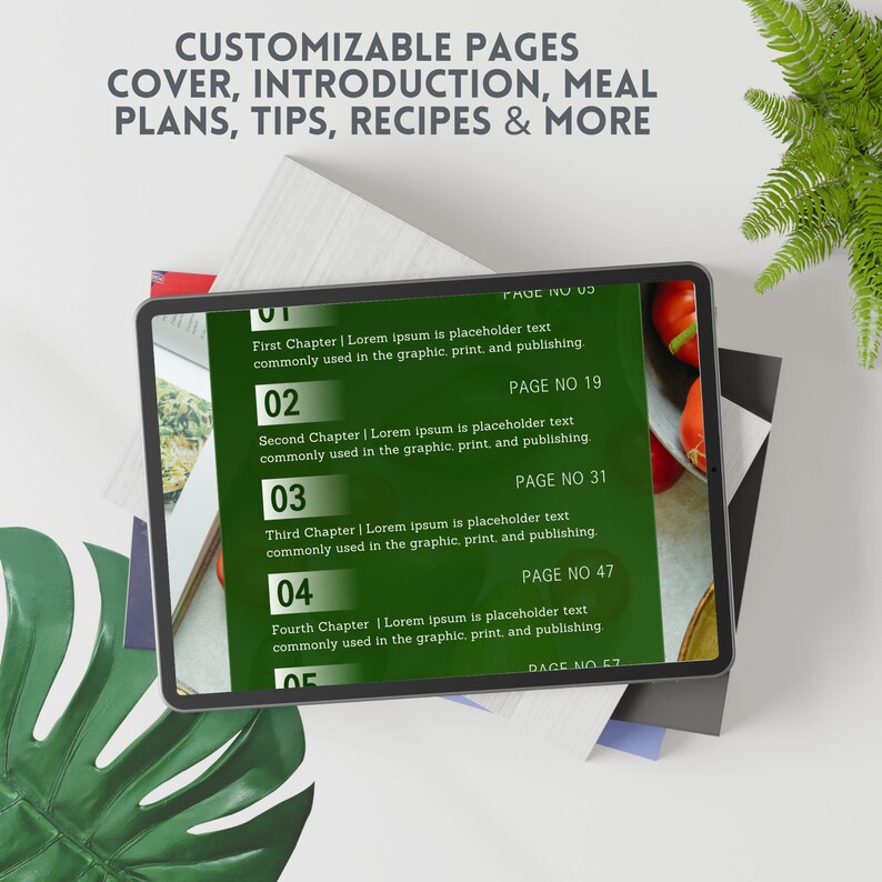 Nutrition Ebook Lead Magnet Template Canva Editable Health & Wellness ...