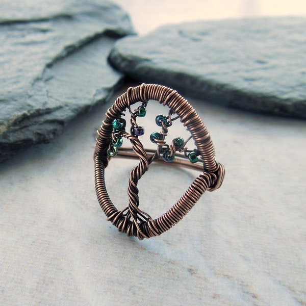 Tree of Life Ring - Etsy