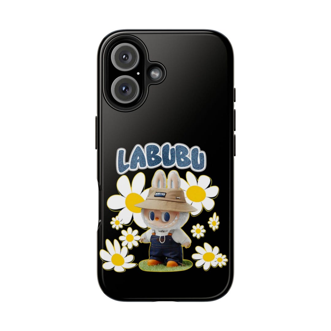 Labubu With Daisy Flower Phone Cases - Etsy