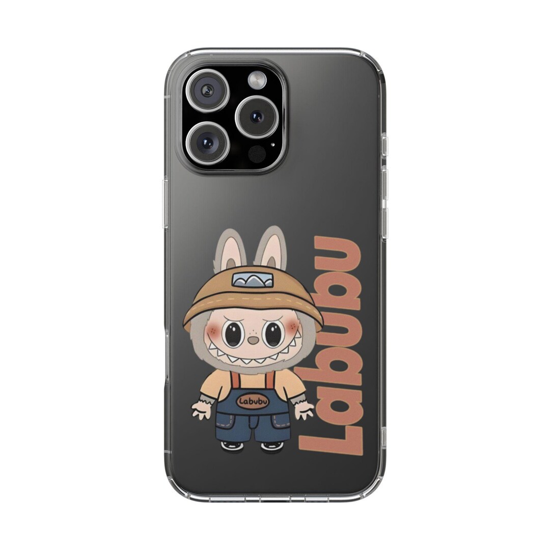 Labubu Cute Kid Clear Phone Cases - Etsy
