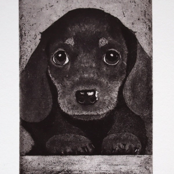 Dog Etching - Etsy