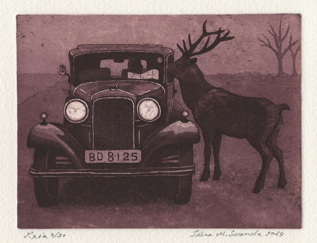 Original Etching / I Have Lost My Way - Etsy