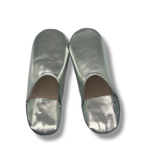 Handmade Leather Moroccan Slippers: Women's Babouches - Etsy