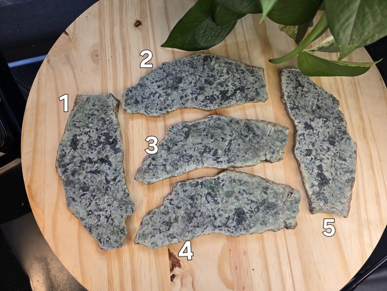 Rough Natural Cut Kitcharite Slab Lapidary Material, Polished Slice of ...