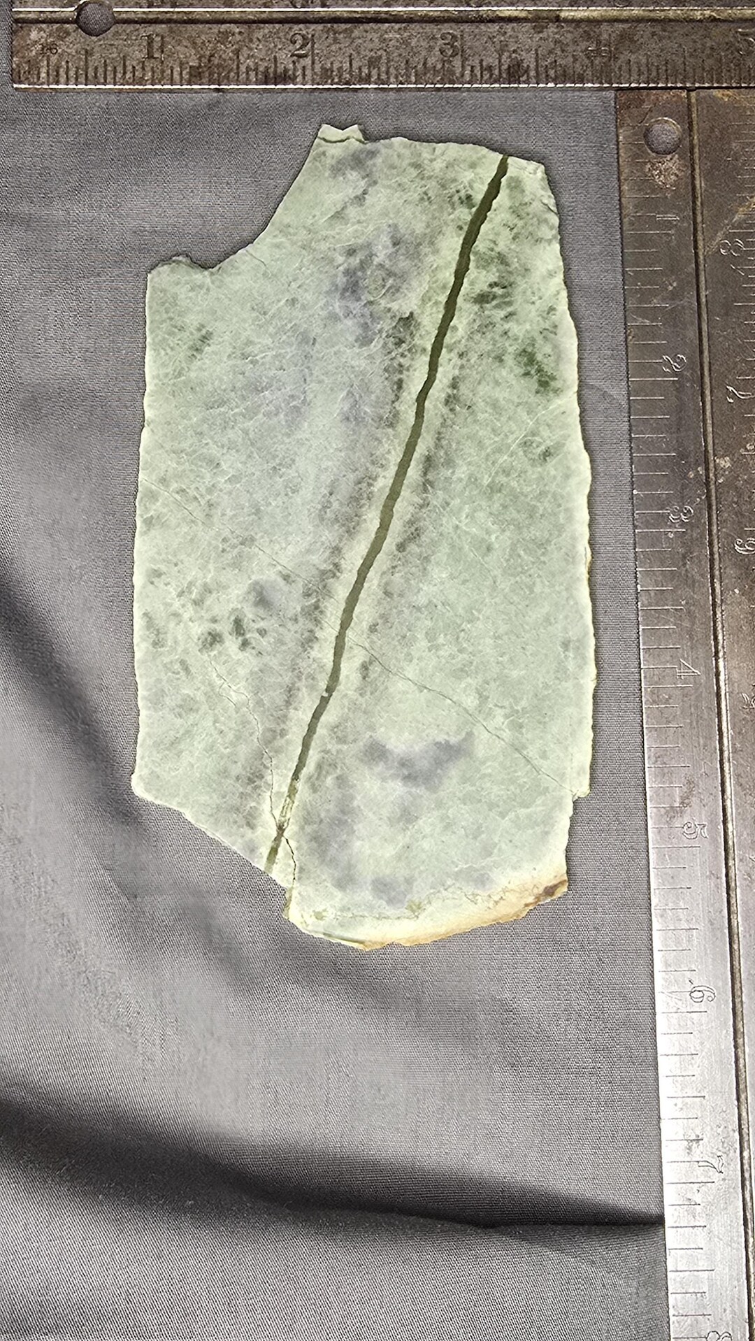 Rough Natural Cut Slab Lapidary Material, 1/16th, Polished Slice of ...