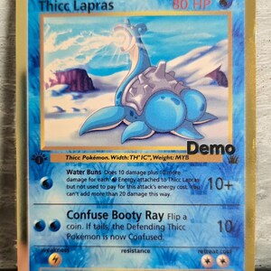 Thiccachu + 2 Random Thicc Metal Card Mega Bundle! - Etsy