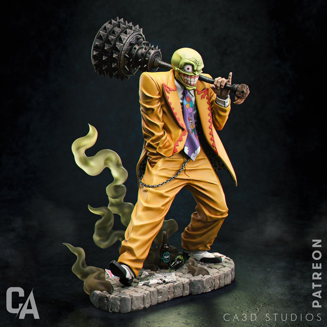 The Mask - "mallet Mayhem" - 3D Printed Resin Model Kit (unpainted ...