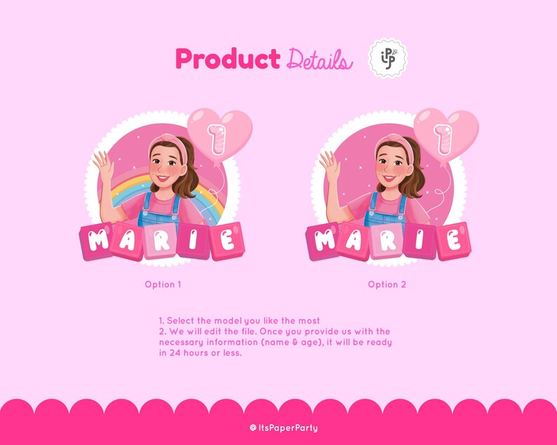 Ms Rachel Personalized XXL Cake Topper – Custom Birthday Decoration ...