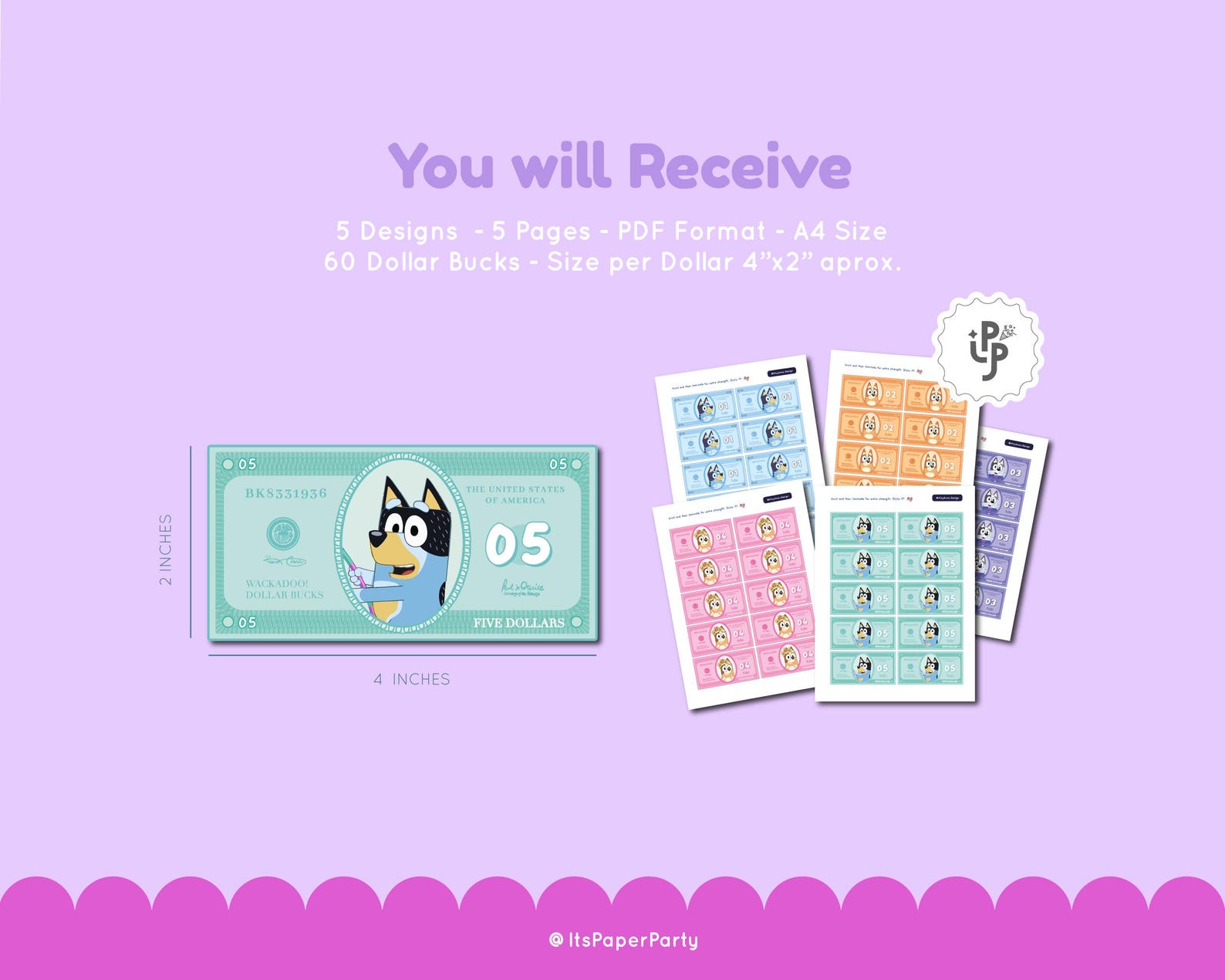 Toy Money Game Dollar Bucks Printable, Reward Bucks, Good Behaviour ...